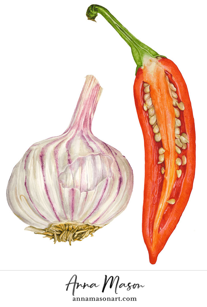 Chilli and Garlic - Nature Studio