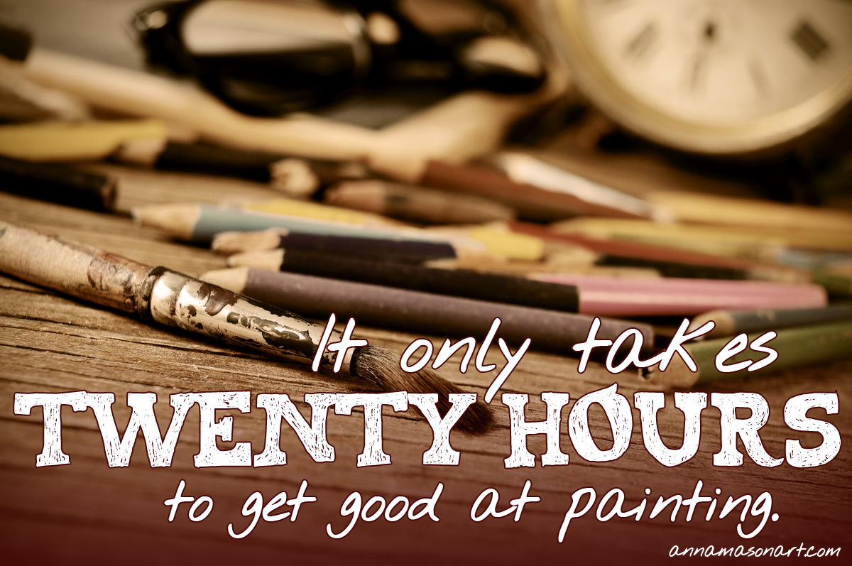 How it only takes 20 hours to get good at painting. - Nature Studio