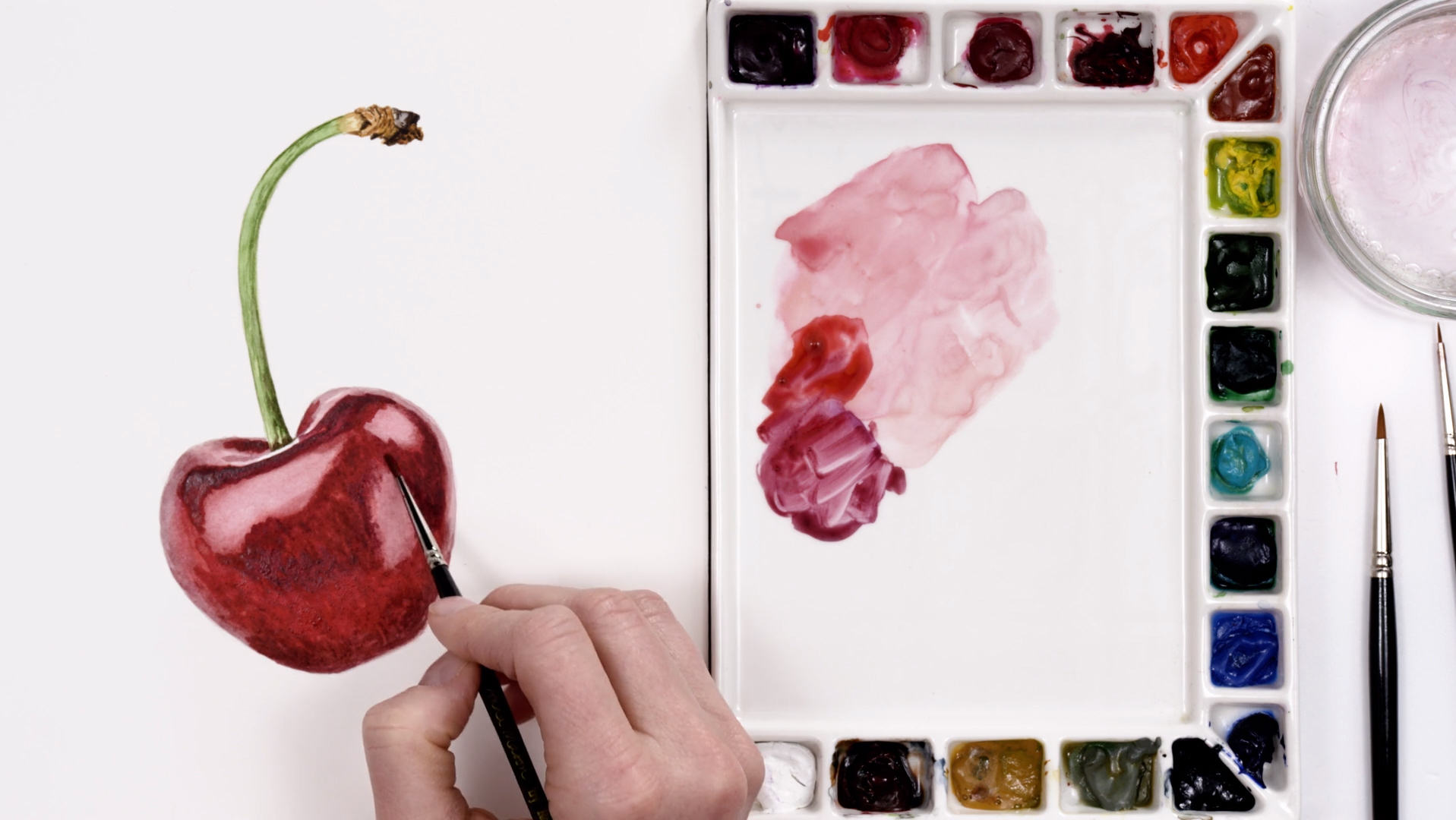 How to bring back watercolor highlights - Nature Studio