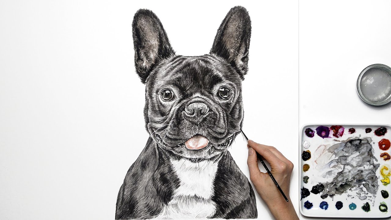 Watercolour Pet Portraits - Nature Studio